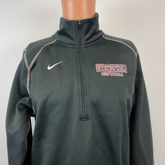 Nike | Jackets & Coats | Nike Springfield College Football Half Zip ...